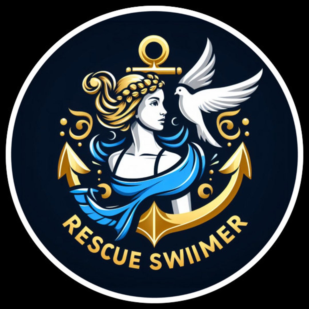 Female Rescue Swimmer Sticker - Etsy