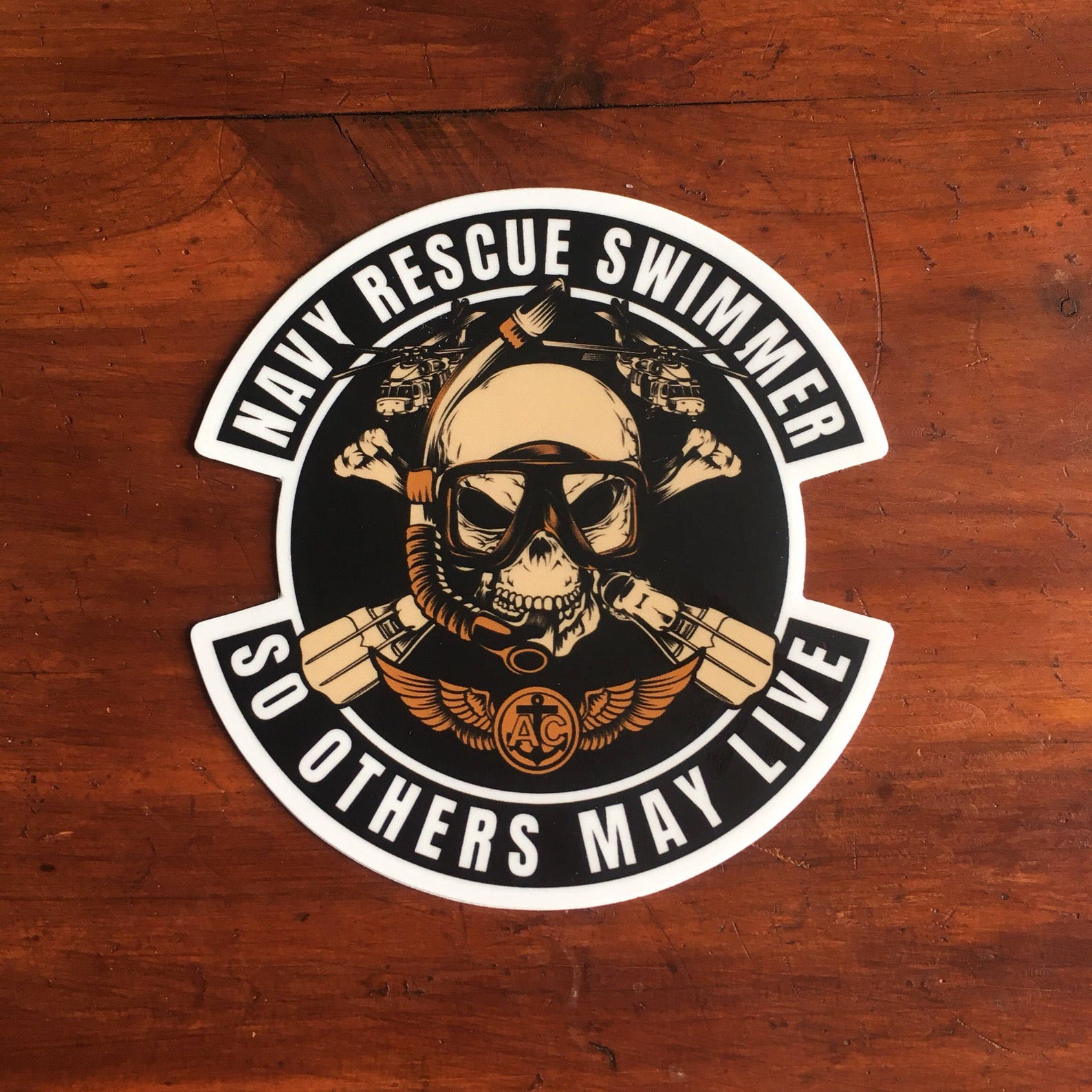 Navy Rescue Swimmer - so Others May Live Sticker - Etsy