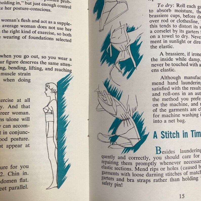 Corset Book, Figure Perfect Foundation Garments Information, Rockabilly ...