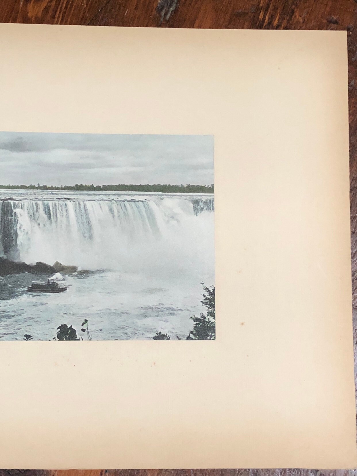 Vintage Waterfall Photo Vintage Hand Tinted Photo - Etsy