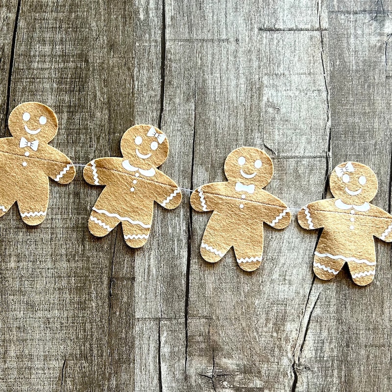 Gingerbread Garland - Etsy