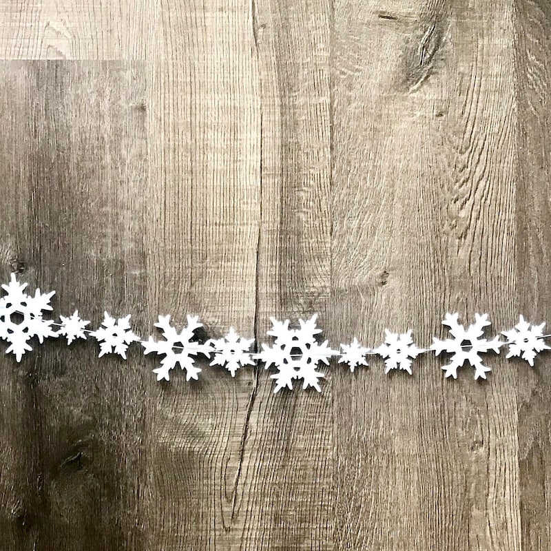 Snowflake Garland - Etsy