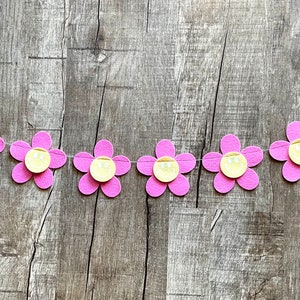 Groovy Flower Garland // Smiley Flower Garland //. Smiley Face | Etsy