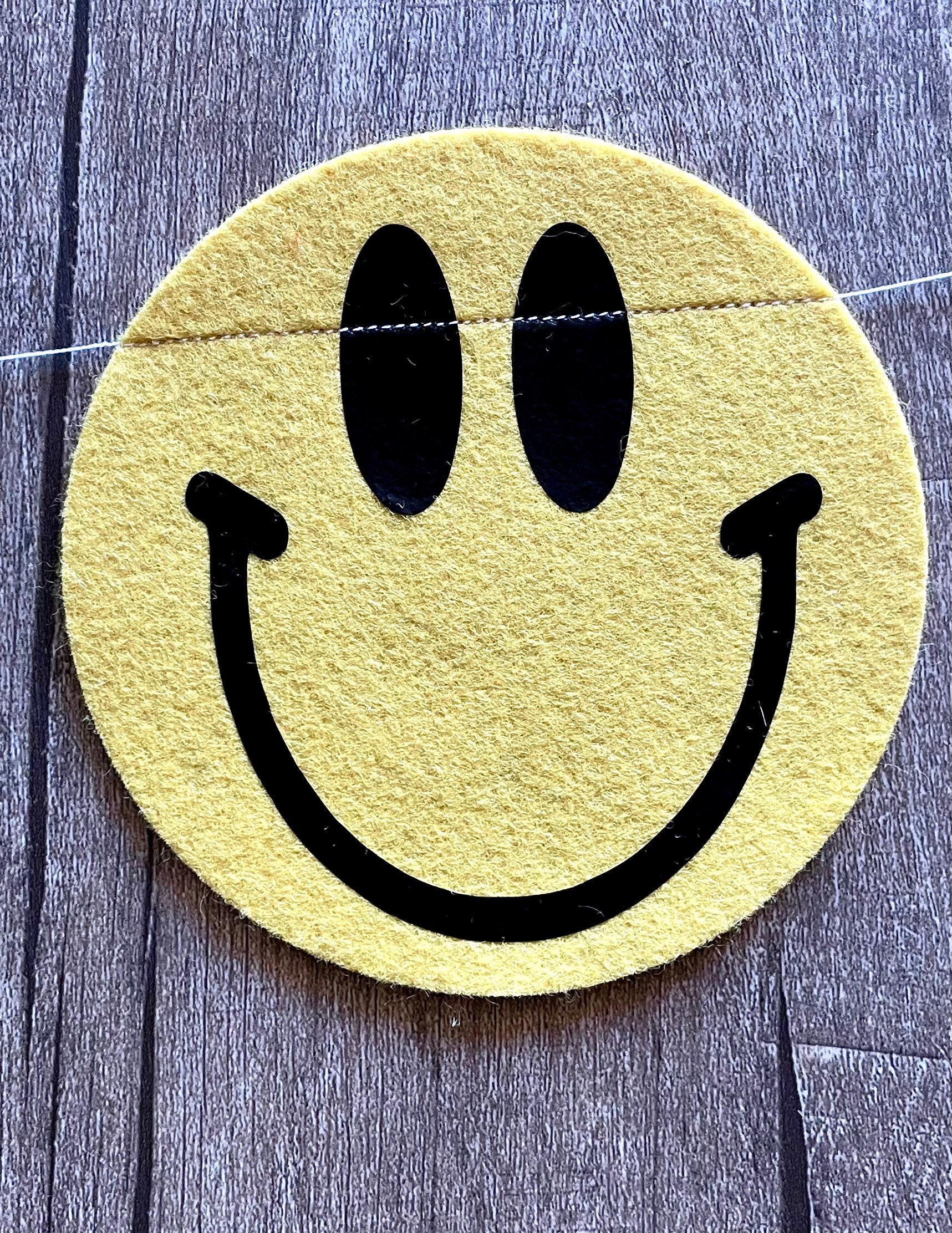 Smiley Face Garland // Smiley Face // Smiley Face Decor // Emoji ...