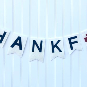 Thankful Pennant Banner // Thanksgiving Pennant Banner // Pennant ...