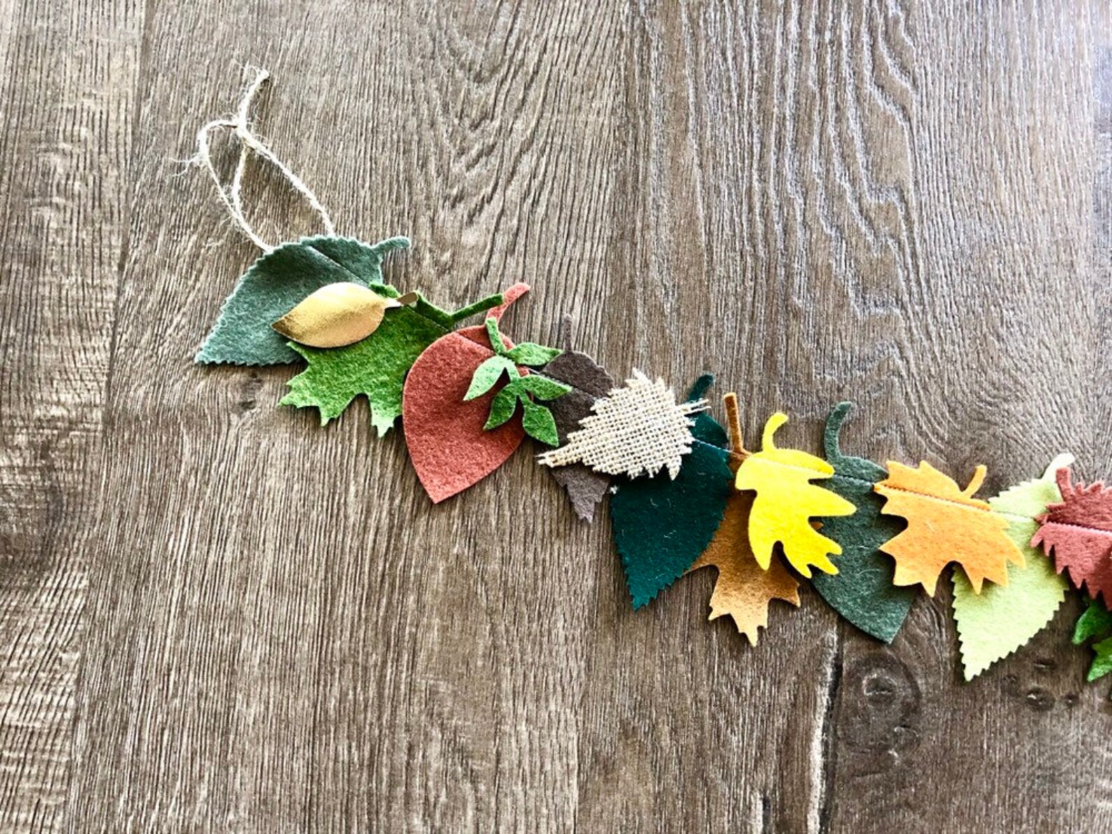 Falling Leaves Garland // Fall Leaves // Fall Garland // Leaf - Etsy