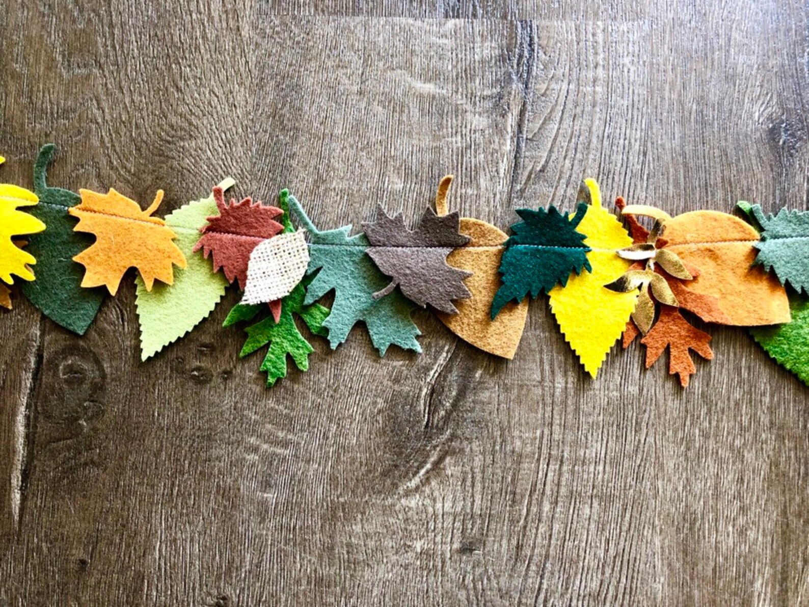 Falling Leaves Garland // Fall Leaves // Fall Garland // Leaf - Etsy