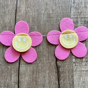 Groovy Flower Garland // Smiley Flower Garland //. Smiley Face | Etsy