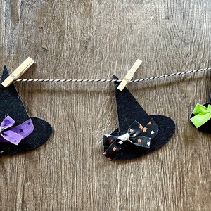 Witches Hat Garland // Halloween Garland // Witch Decor // Halloween ...