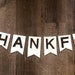 Thankful Pennant Banner // Thanksgiving Pennant Banner // Pennant ...