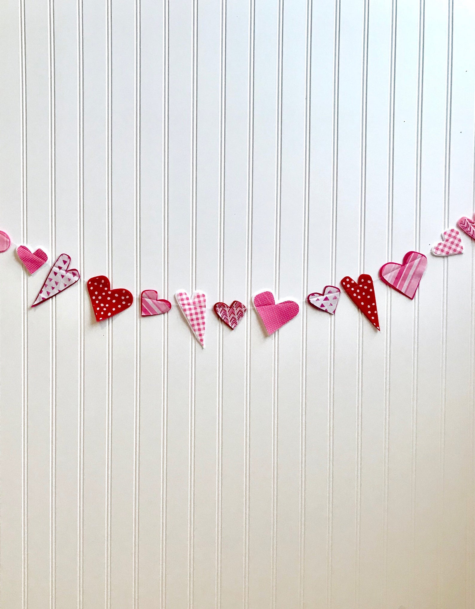 Heart Garland // Valentine's Day Garland // Valentine's Heart Garland ...