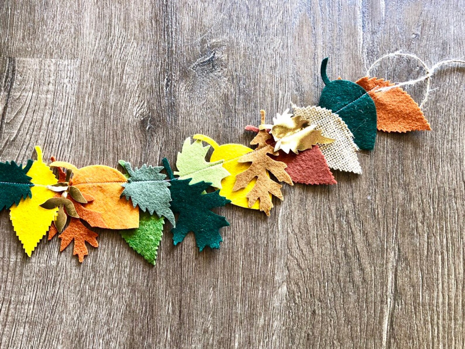 Falling Leaves Garland // Fall Leaves // Fall Garland // Leaf - Etsy