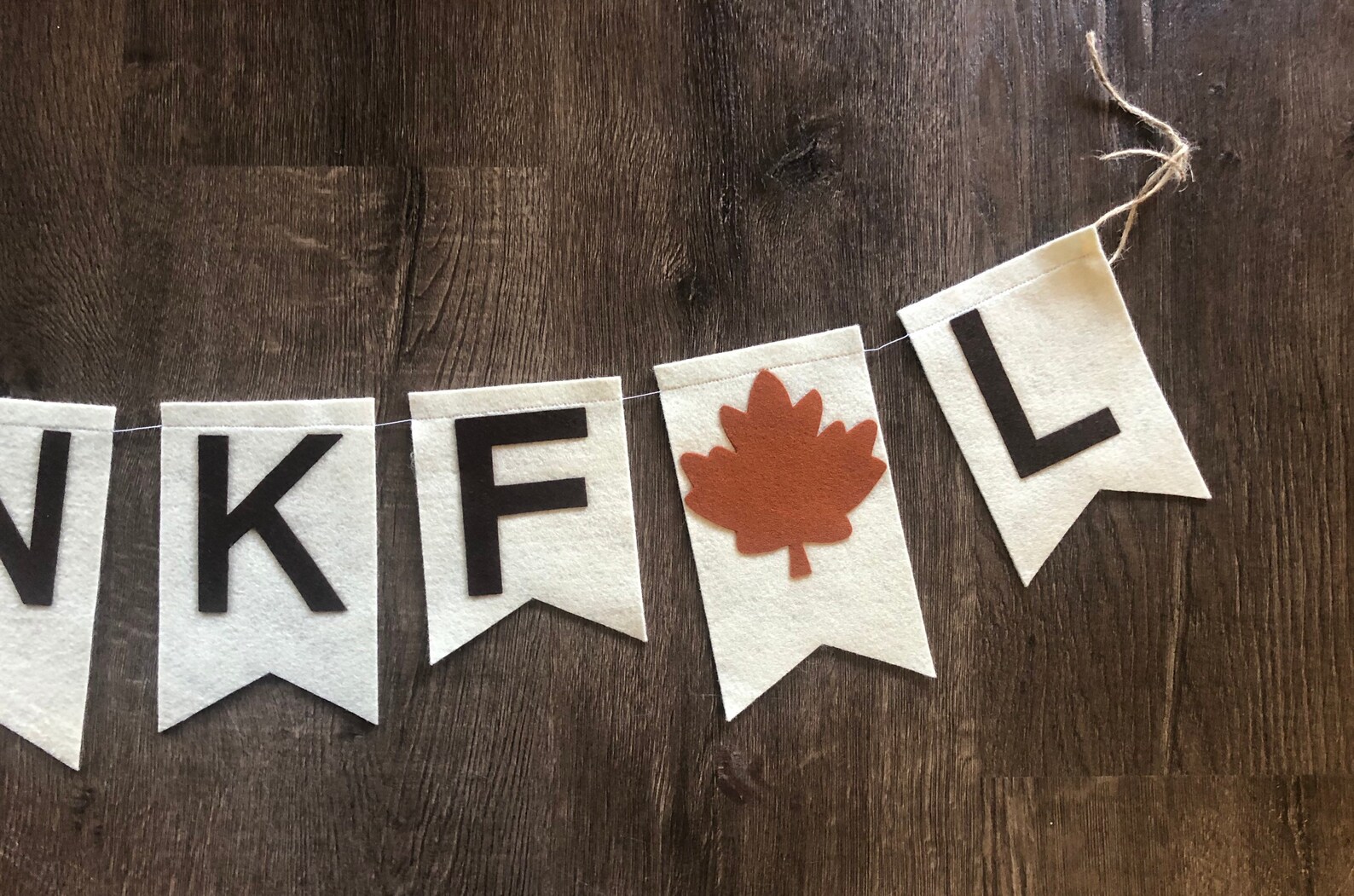 Thankful Pennant Banner // Thanksgiving Pennant Banner // - Etsy