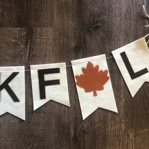 Thankful Pennant Banner // Thanksgiving Pennant Banner // Pennant ...
