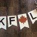Thankful Pennant Banner // Thanksgiving Pennant Banner // Pennant ...