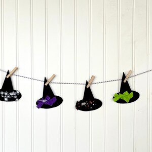 Witches Hat Garland // Halloween Garland // Witch Decor // Halloween ...