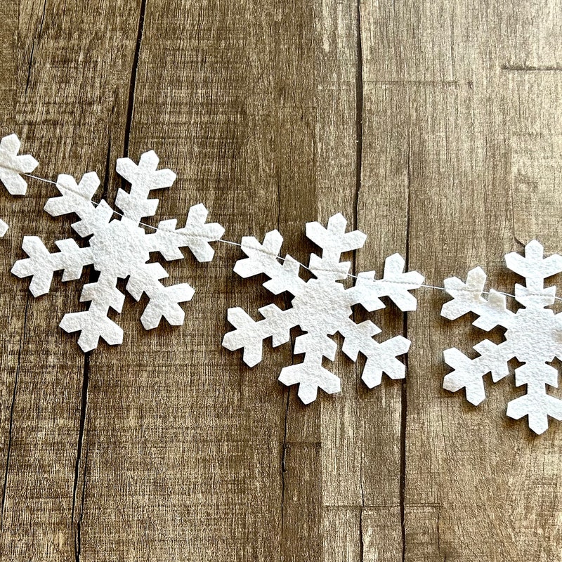 Snowflake Garland - Etsy