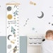 Space Growth Chart for Kids, Nursery Height Chart Rocket, Canvas Height ...