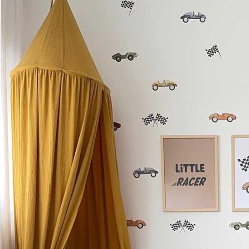 100% Cotton Bed Canopy - Etsy