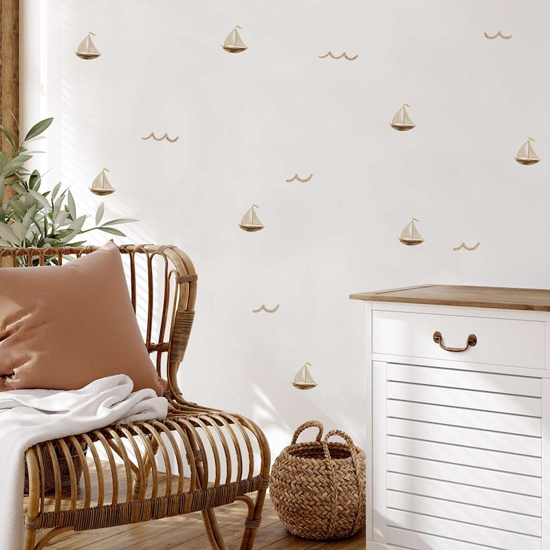 Boat Wall Decal - Etsy