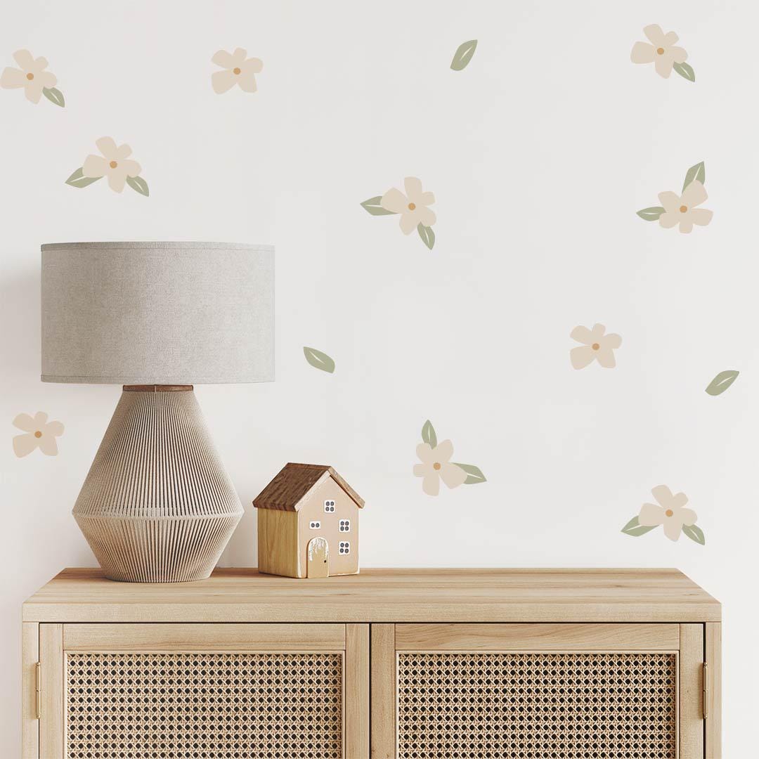 Flowers Wall Decals, Removable Wall Stickers, Kids Wall Stickers ...