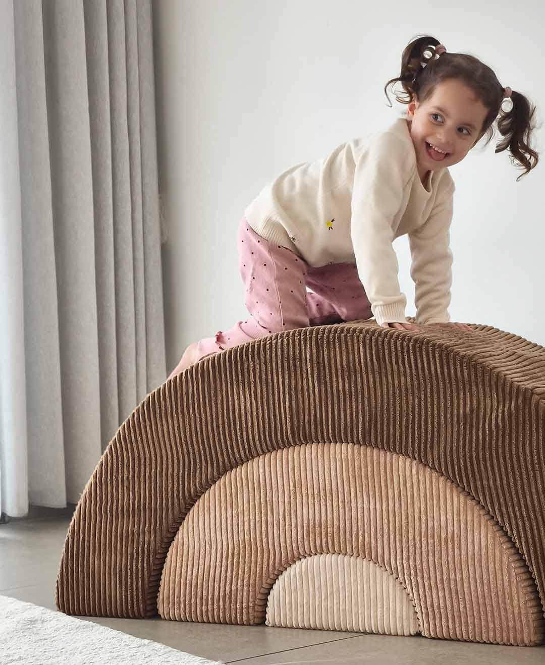 Rainbow Play Couch Corduroy, Kids Rainbow Couch, Foam Sofa, Play Sofa ...