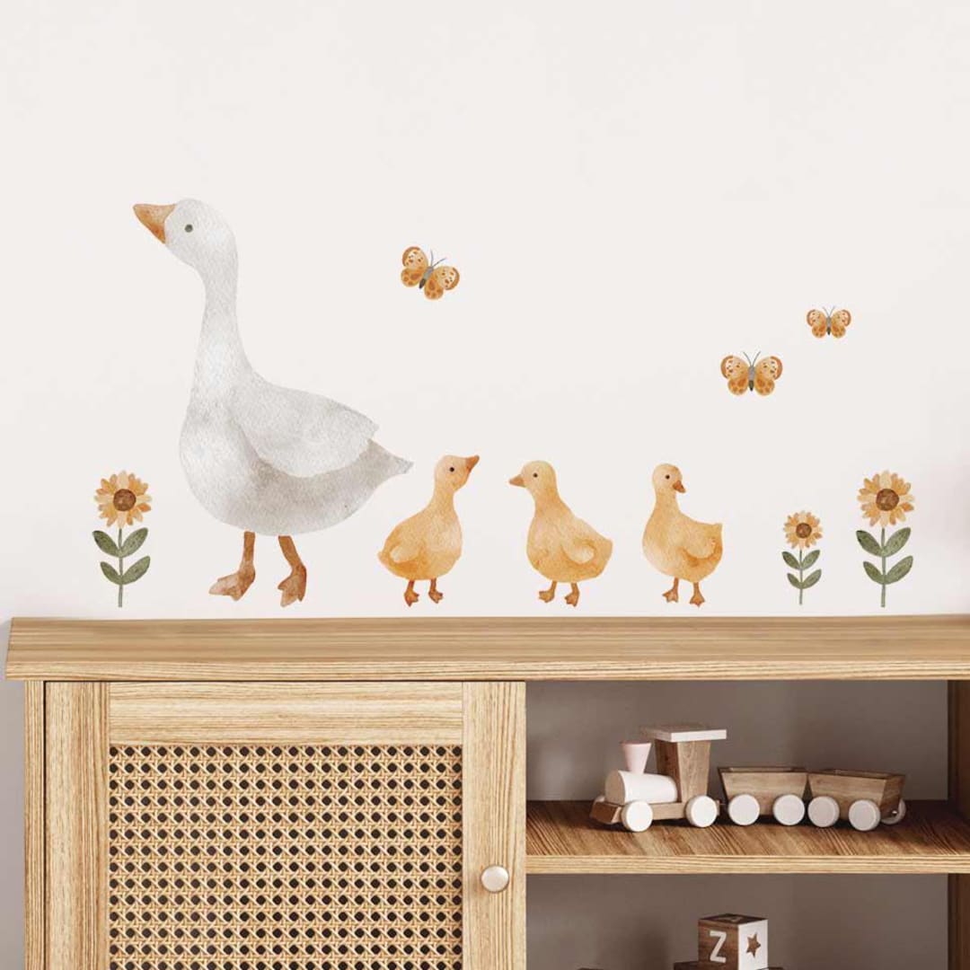 Goose Decals, Big Goose Wall Sticker, Removable Decals, Ducks Wall ...