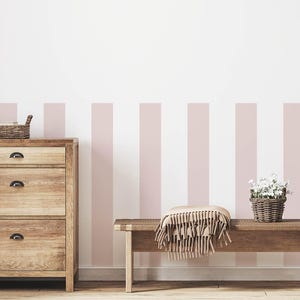 Stripes Wall Decals, Stripes Wall Stickers, Removable Fabric Wall ...