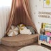 Corner Sofa BROWN Corduroy, Kids Corner Couch, Sitting Corner Foam Sofa ...