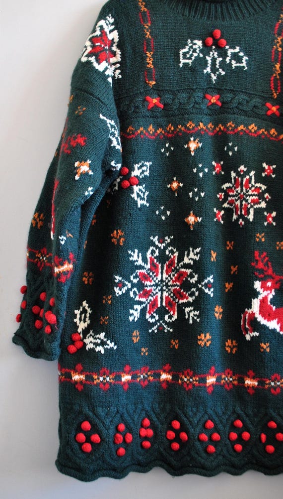 Rare Vintage LAURA ASHLEY Christmas Sweater | 90% Woo… - Gem