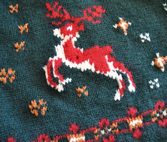 Rare Vintage LAURA ASHLEY Christmas Sweater | 90% Woo… - Gem