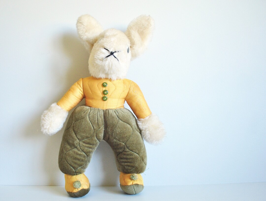 Vintage 1950s/1960s Toy Bunny Rabbit | Plush | Vintage Nursery Decor ...