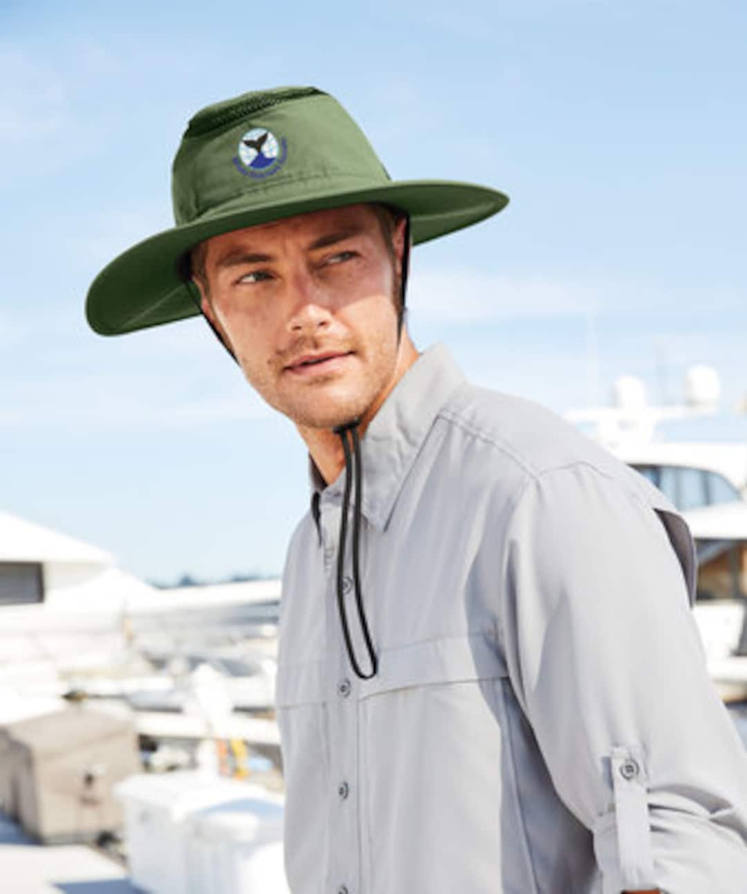 Boonie Cap / Wide Brim Hat / EMBROIDERED - Etsy