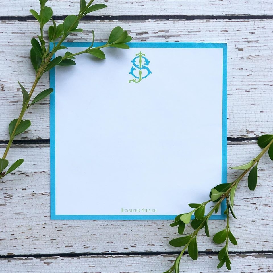 Personalized Monogram Notepads - Etsy