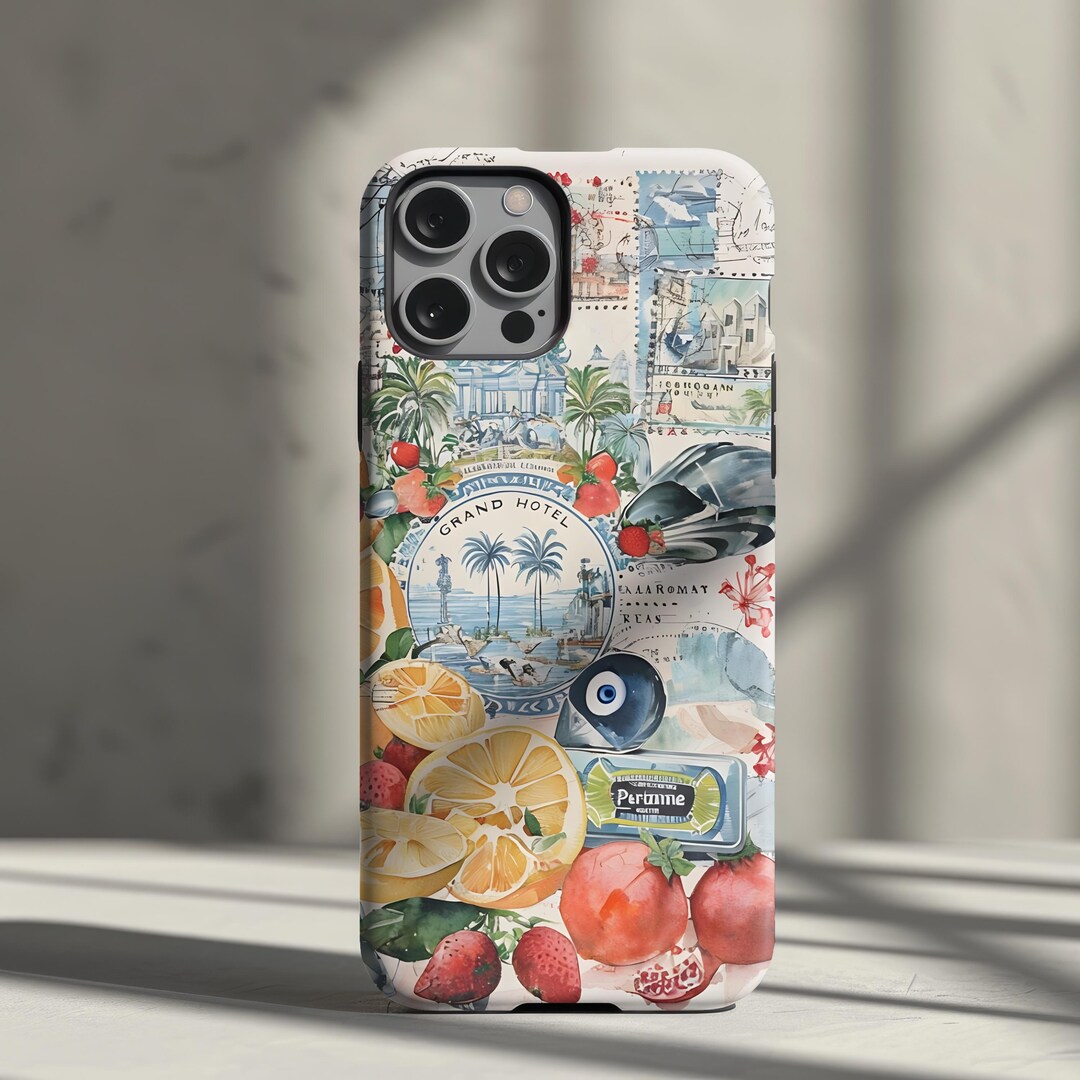 Aesthetic Summer Collage Phone Case, La Dolce Vita, Cute & Trendy ...