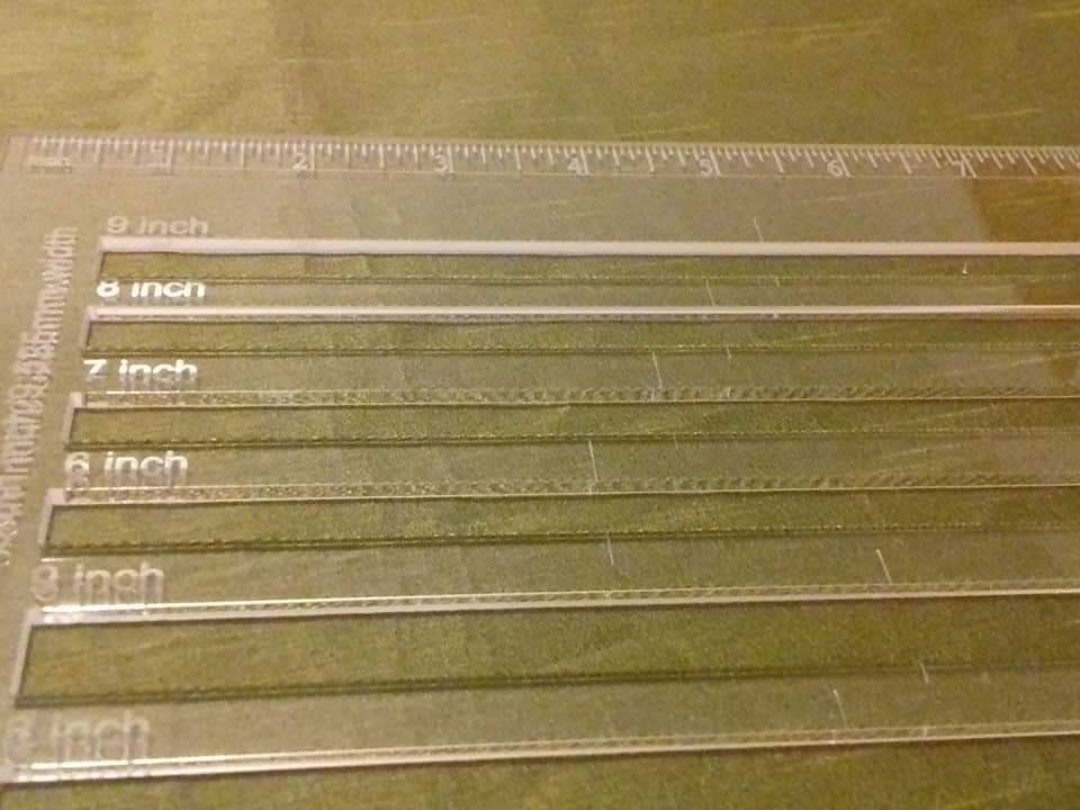 Zip Template, Zipper, Zip, Sewing Aid, Zips. Acrylic Template, Template ...