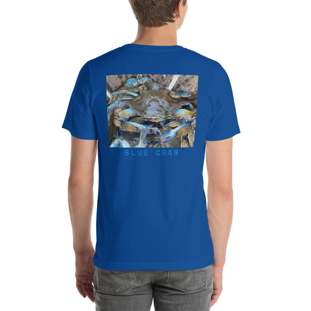 Unisex Blue Crab T-shirt, Fun Blue Crab Shirt, Blue Crab, Blue Crab ...