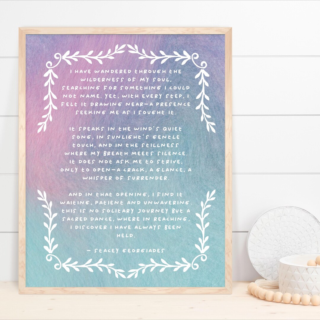 HELD | Word Art Print 8x10 | Wall Decor | Wall Art | Gift for Her ...