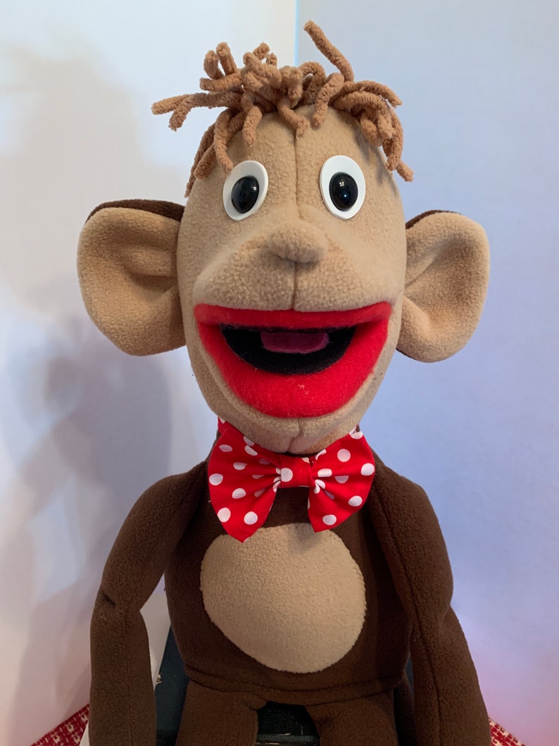Monkey Puppet Hand Puppet Full Body Puppet Monkey Stuffie | Etsy