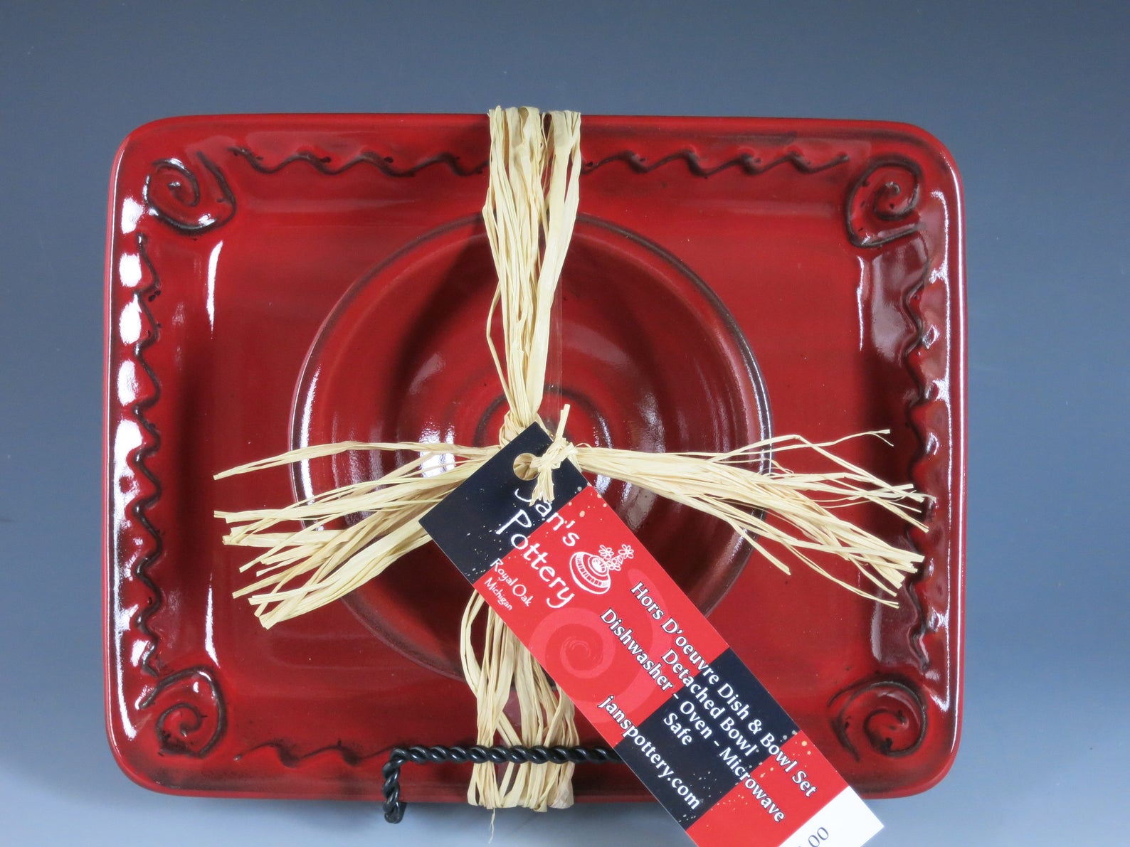 Ceramic Chip and Dip,chip and Dip,plate and Bowl Set,ceramics, Pottery ...