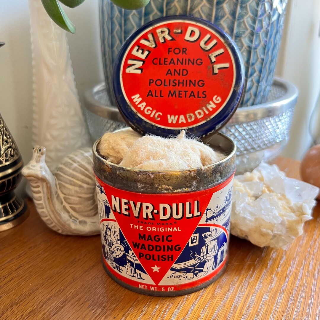 Vintage Nevr-dull Wadding Polish Tin: 1940s Advertising Collectible - Etsy