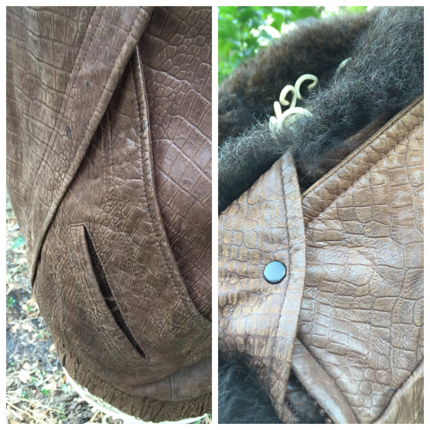 Vintage Andrew Mack Leather and Mink Jacket Reduced - Etsy