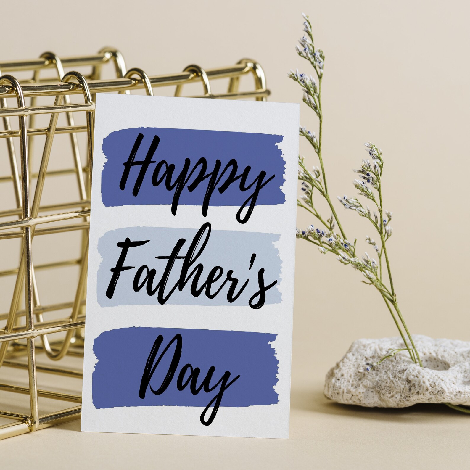 Printable Fathers Day Card Fathers Day Card Template Instant Download ...