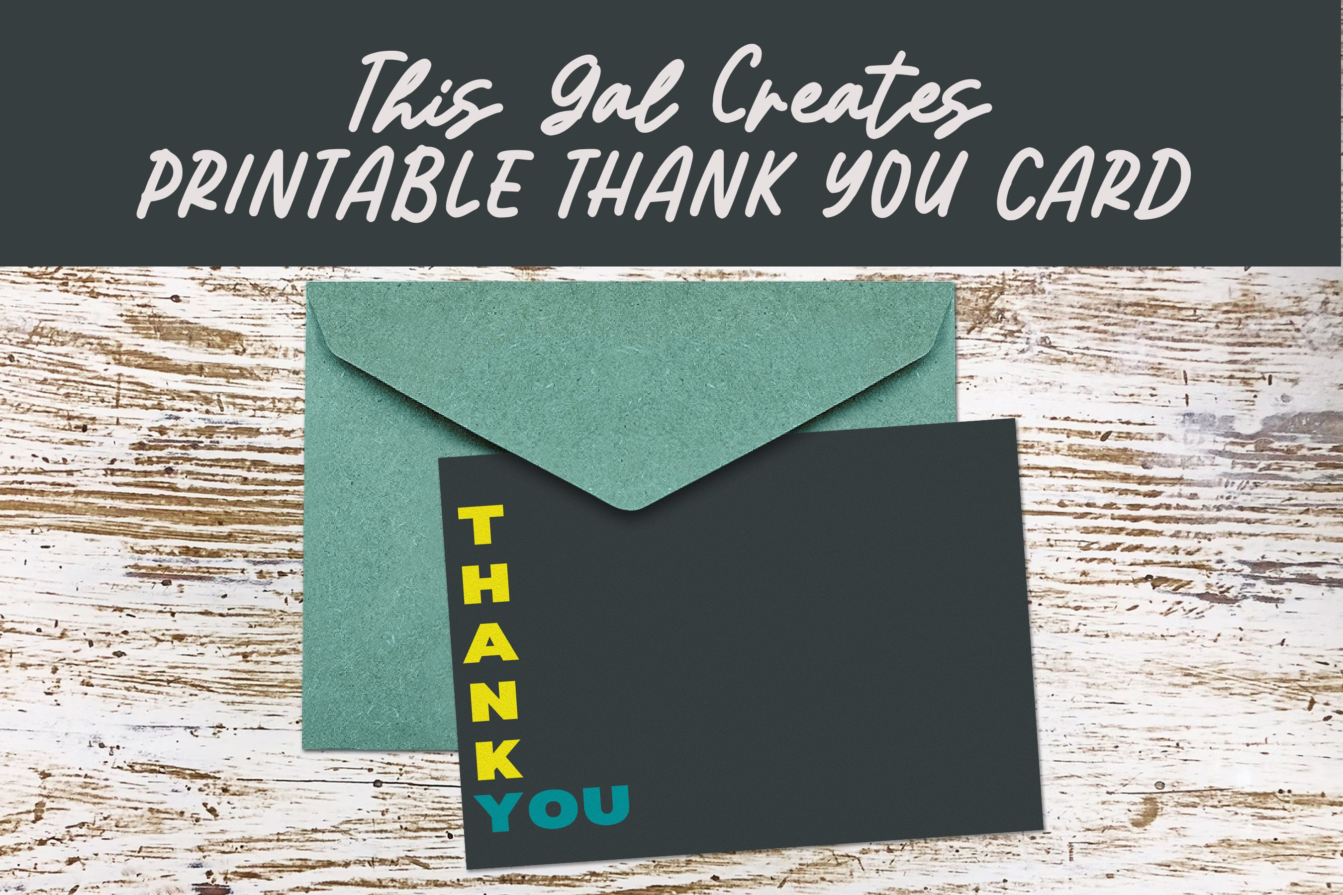 Block Letter Thank You Card | Instant Download Card | Graduation Thank ...