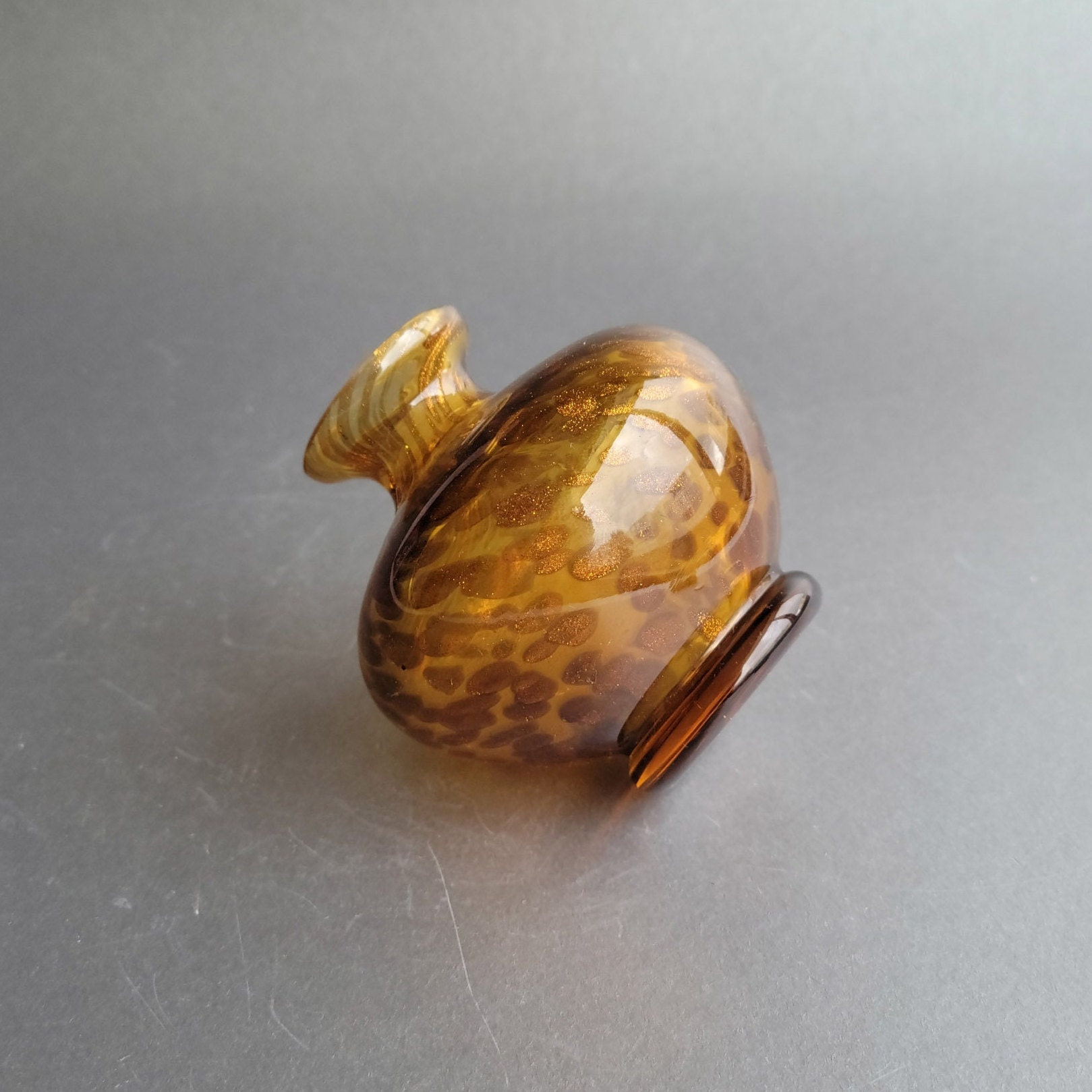 Amber Glass Perfumer Leopard Print Perfume Bottle Yellow - Etsy