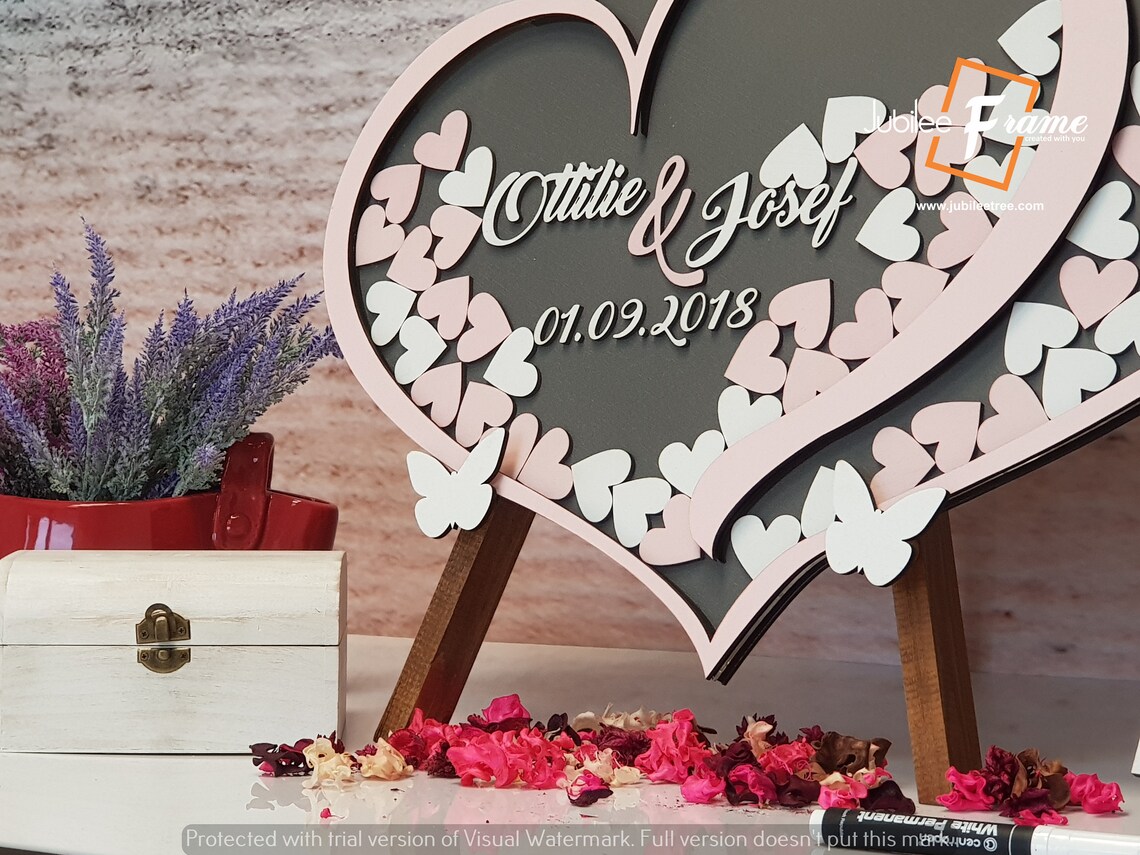 Wedding Wishing Well Box Rustic, Wedding Favours Box, Heart Box Wedding ...