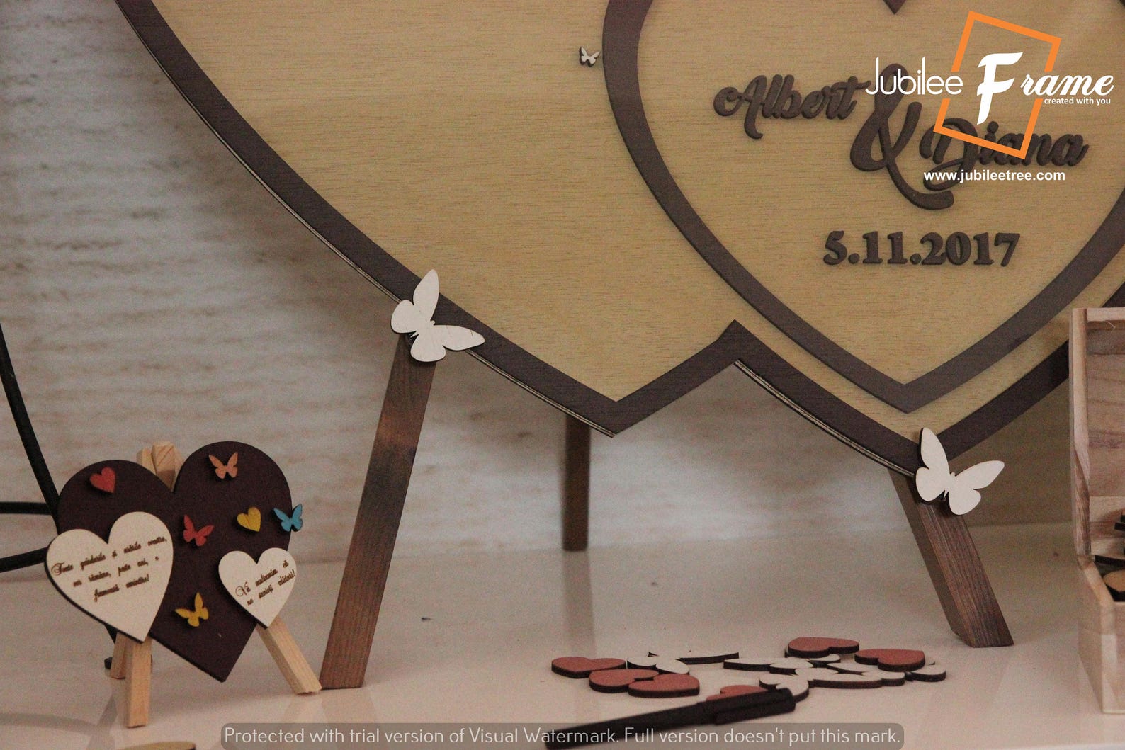 Rustic Wedding Guest Book Drop Box | Jubilee Frame, Personalized - Etsy