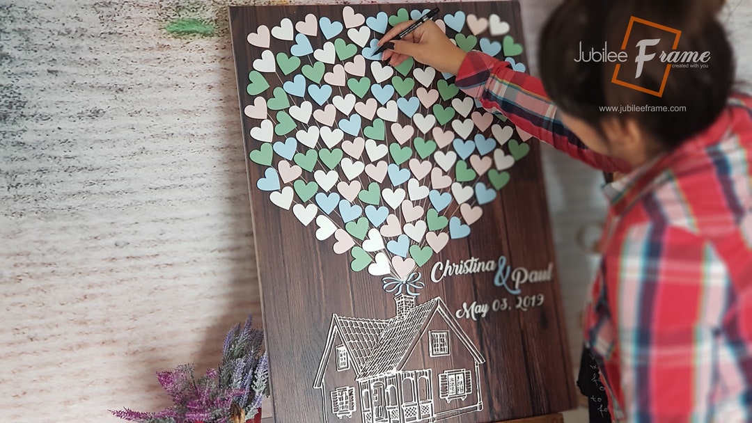 Guestbook up House Movie Inspired, up House Wedding Guest Book ...
