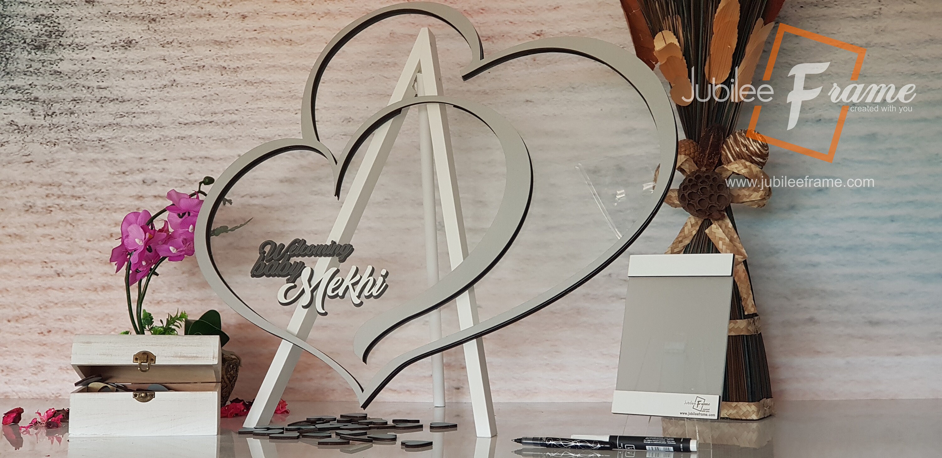 Transparent Guest Book for Weeding or Shower With Clear Background Wood ...