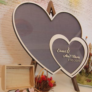 Drop Box Frame Wedding Guestbook Guest Book Drop Top Alternative ...